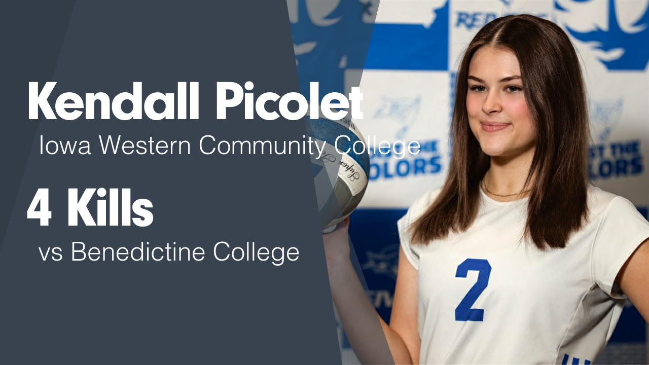 4 Kills vs Benedictine College - Kendall Picolet highlights - Hudl