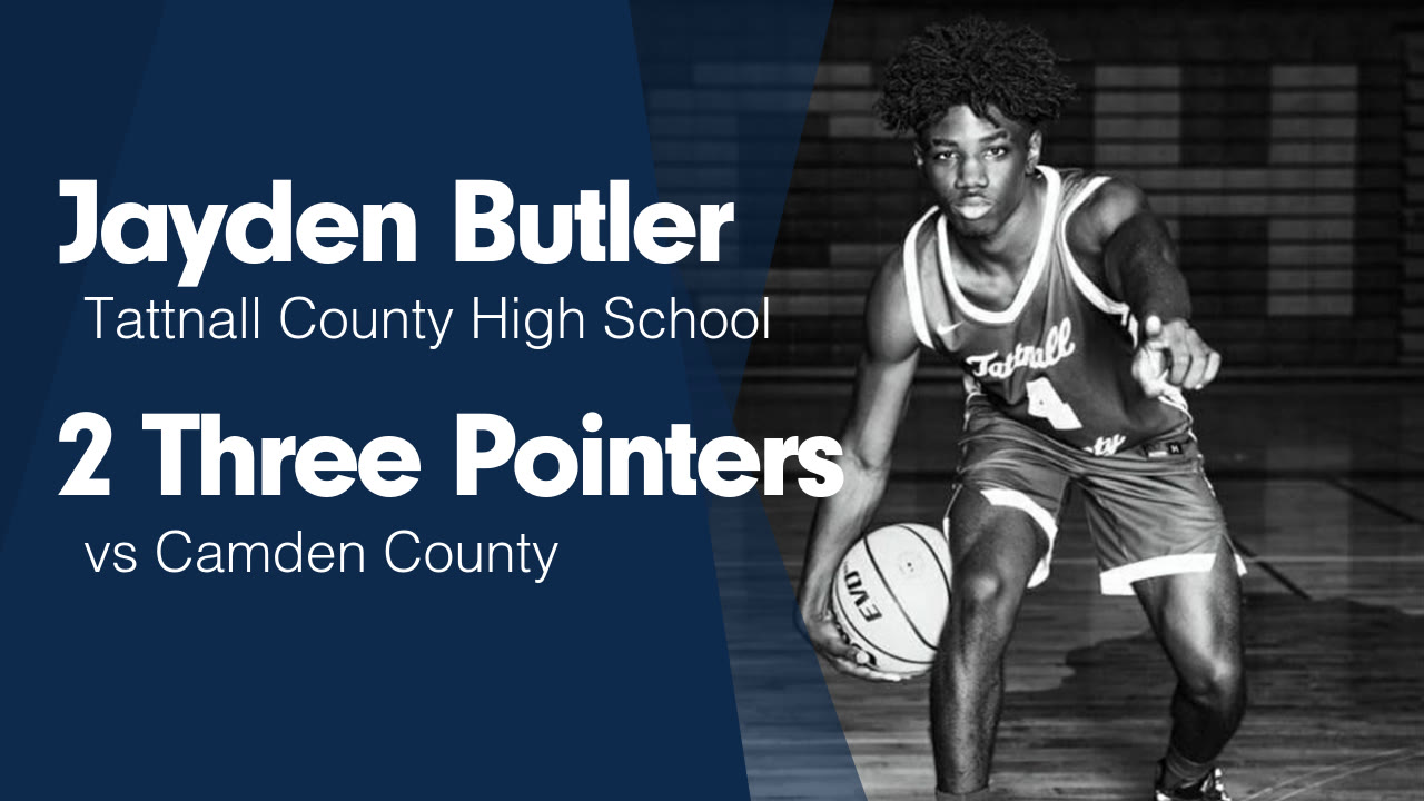 2 Three Pointers vs Camden County - Jayden Butler highlights - Hudl