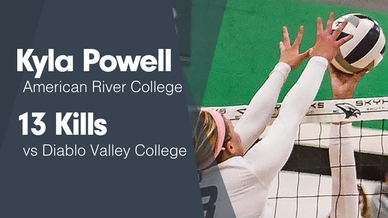 13 Kills vs Diablo Valley College - Kyla Powell highlights - Hudl