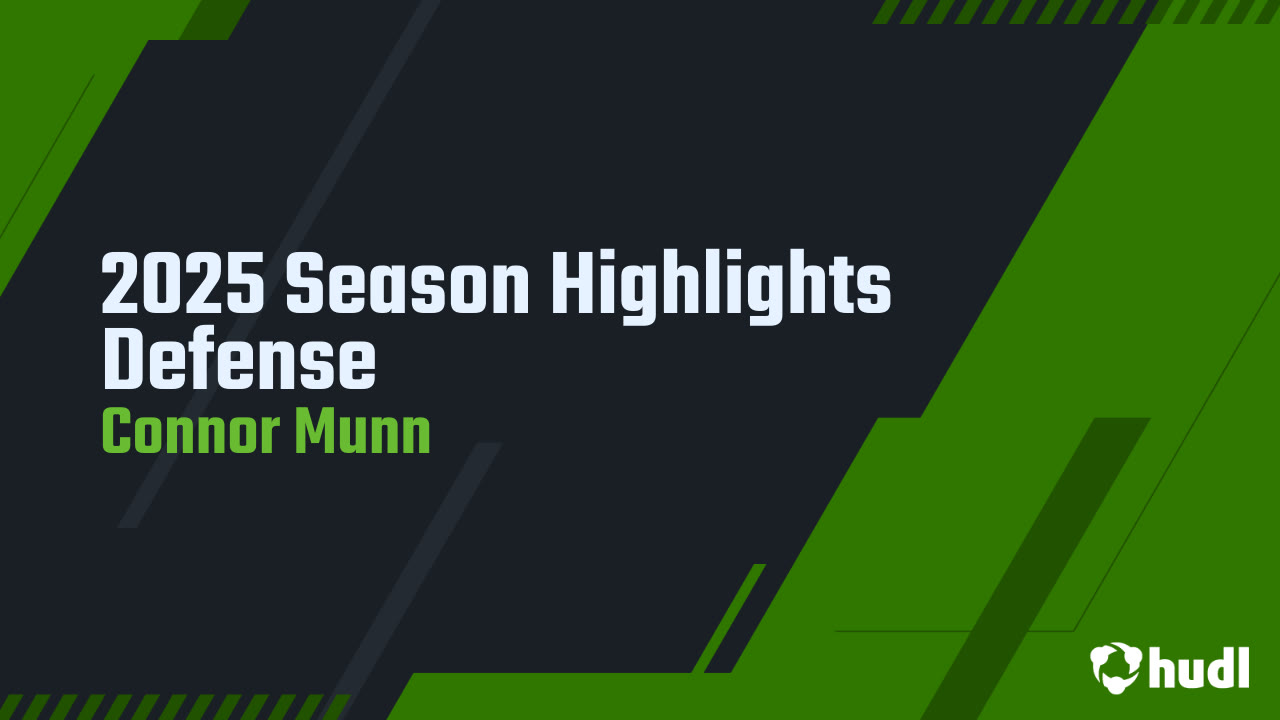 2025 Season Highlights Defense - Connor Munn highlights - Hudl