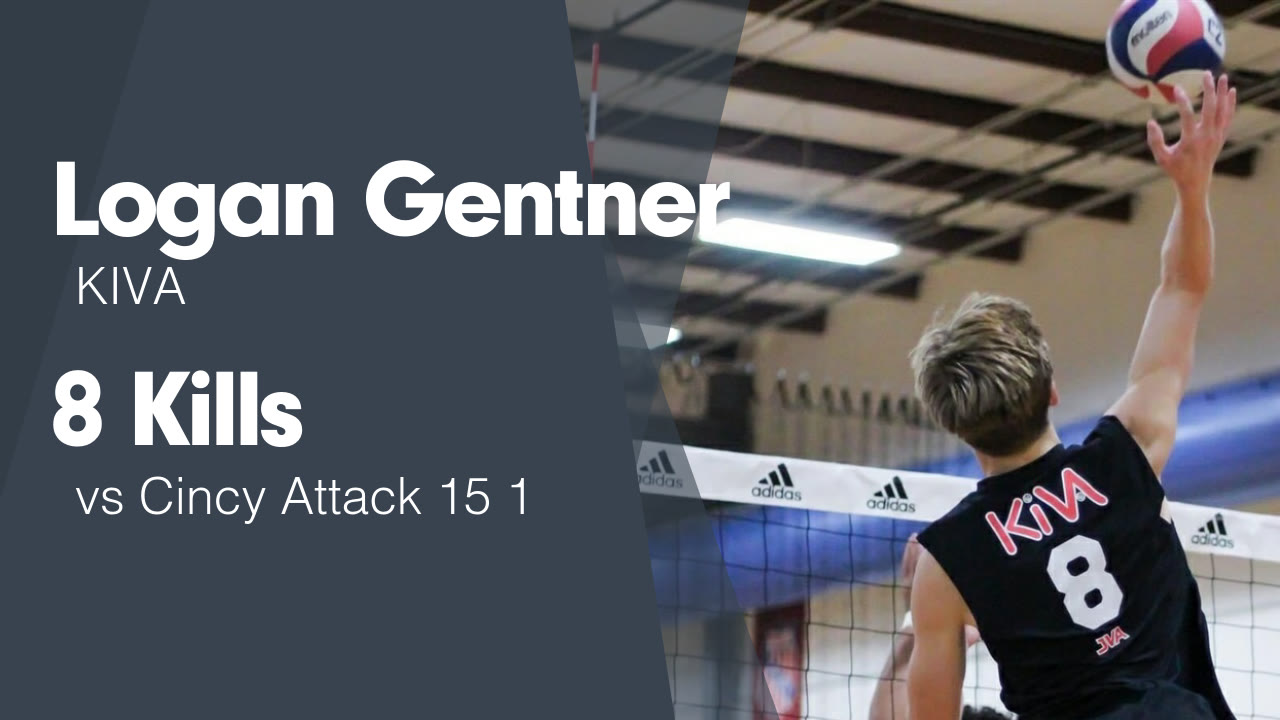 8 Kills vs Cincy Attack 15 1 - Logan Gentner highlights - Hudl