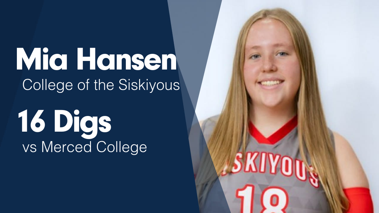 16 Digs vs Merced College - Mia Hansen highlights - Hudl