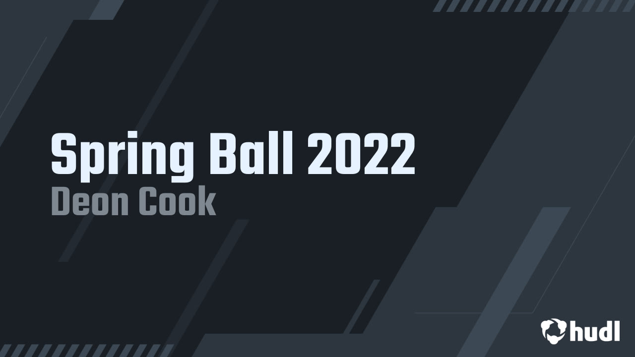 Spring Ball 2022 - Deon Cook highlights - Hudl