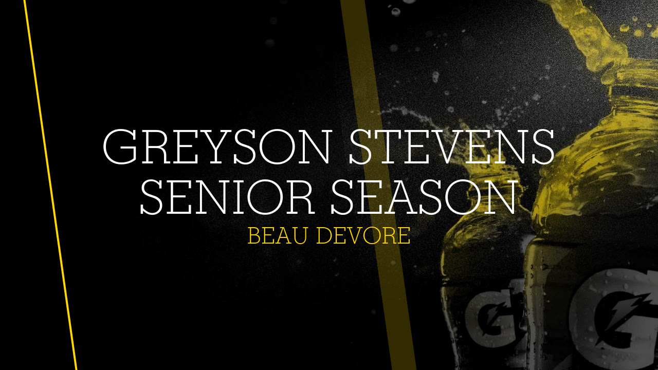 Greyson Stevens Senior season - Beau Devore highlights - Hudl