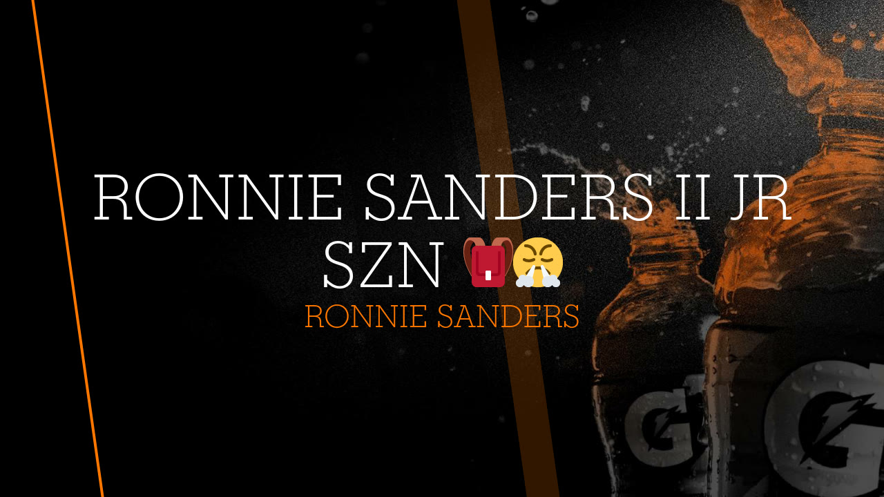 Ronnie Sanders II Jr SZN - Ronnie Sanders highlights - Hudl