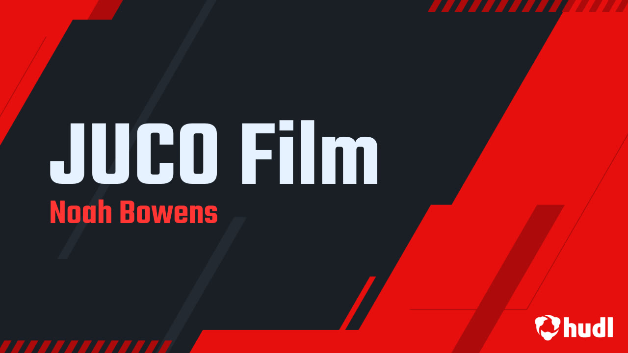 JUCO Film - Noah Bowens highlights - Hudl