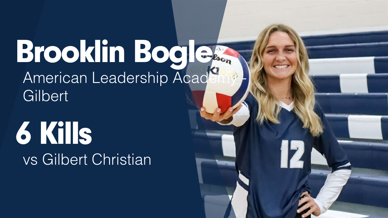 6 Kills vs Gilbert Christian - Brooklin Bogle highlights - Hudl