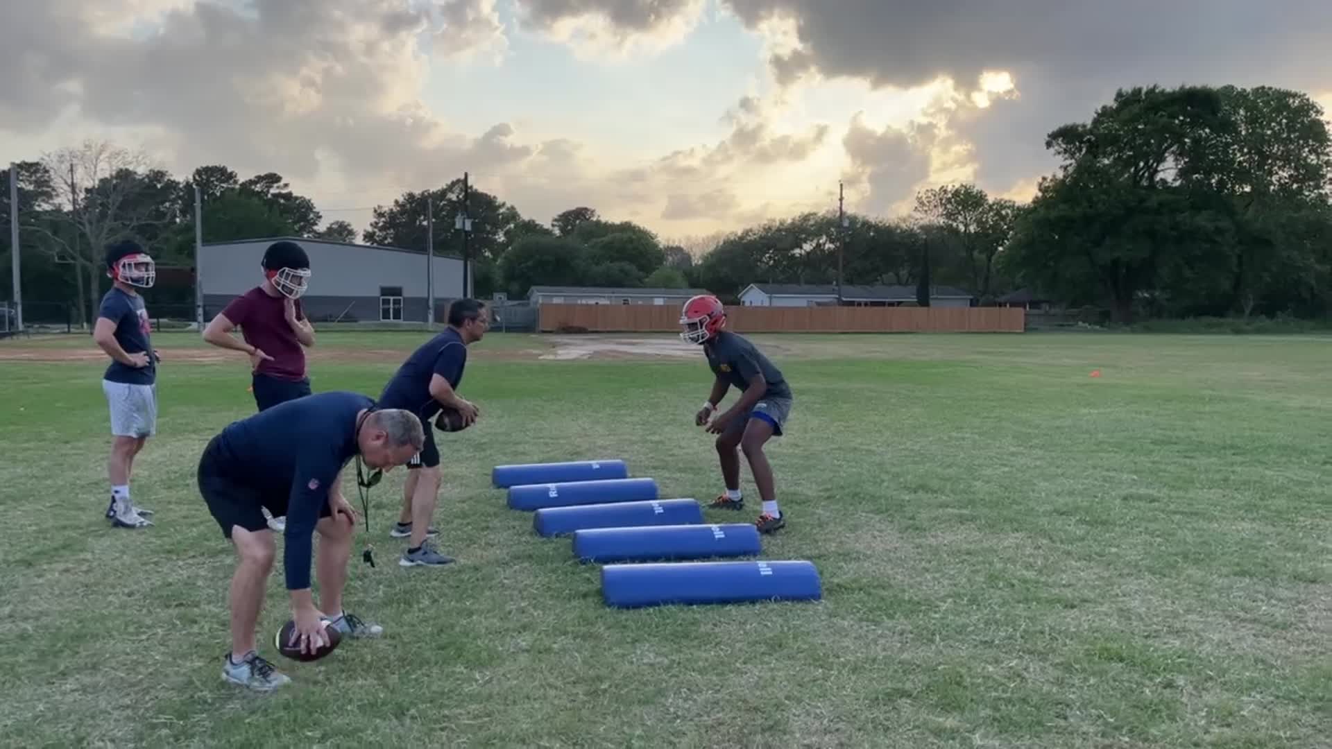 Linebacker Drills - Caleb Harmon highlights - Hudl